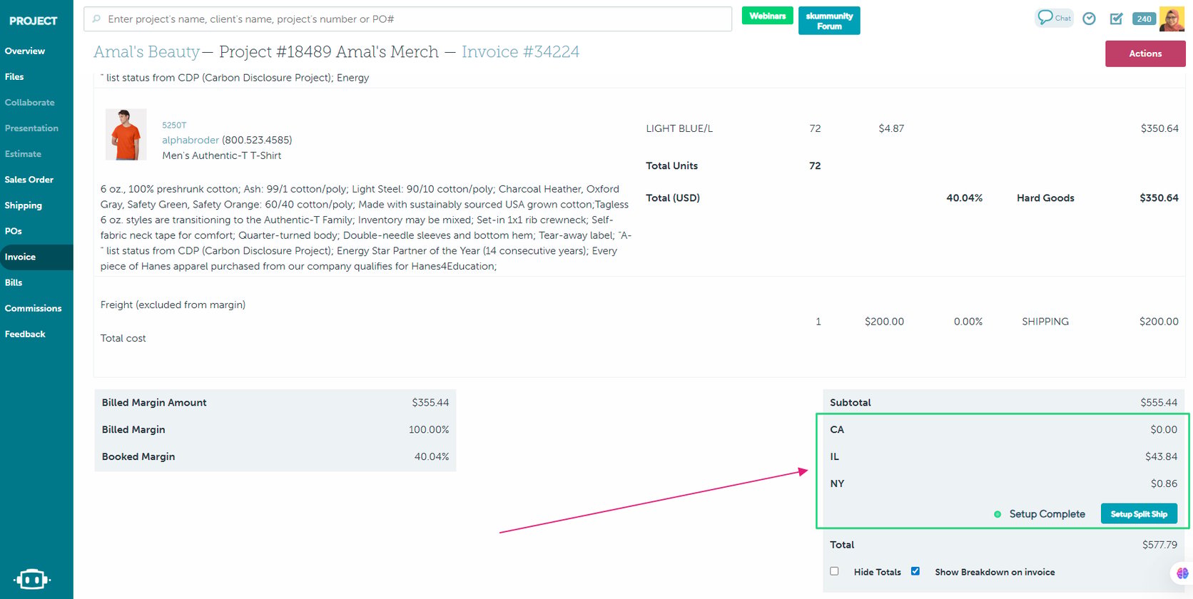 Managing Split Ship Taxes Using Avalara