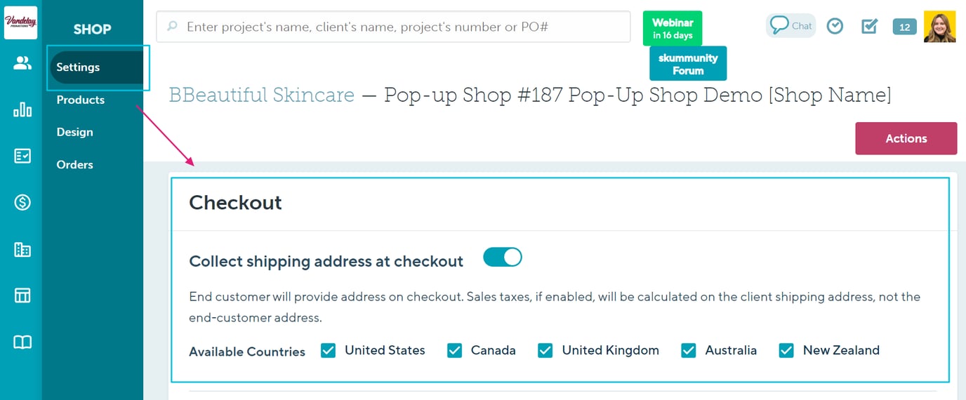 June 2024 - Address Validation in Pop-up Shops
