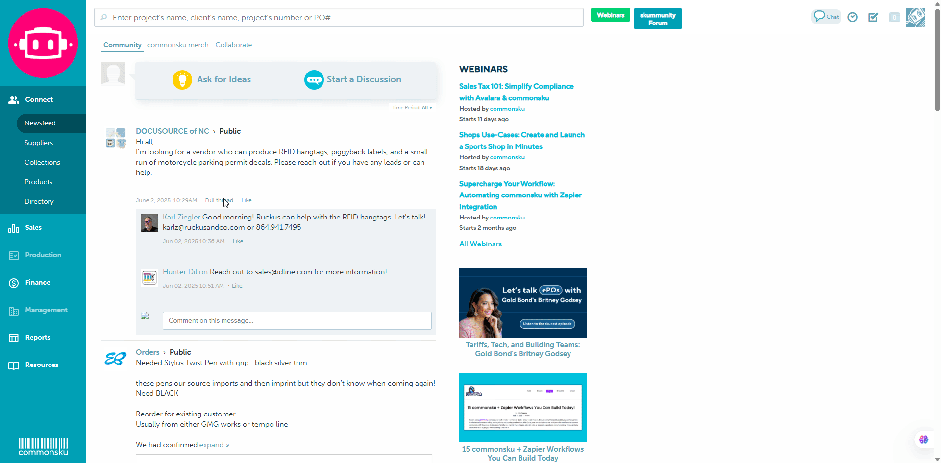 New Client invoicing report